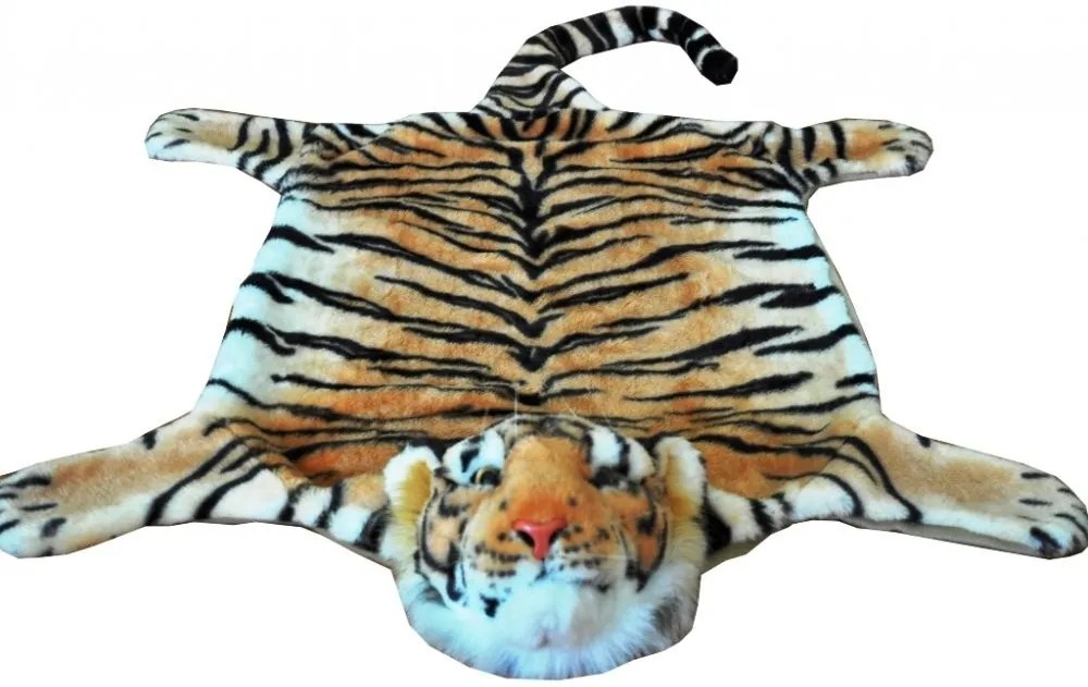 Vopi | Dětský koberec Tygr hnědý 50x85 cm