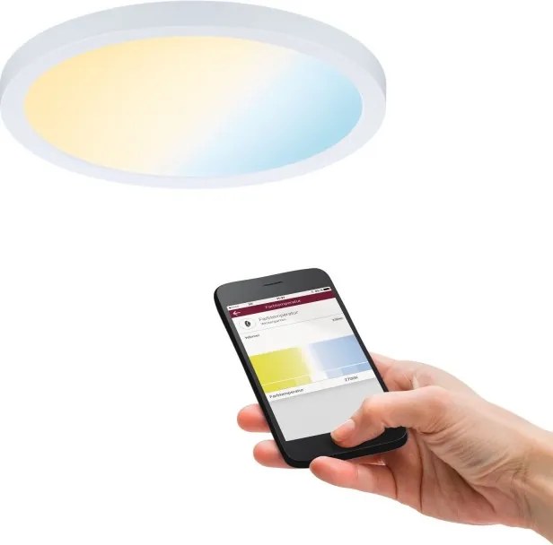 Smart Home Zigbee LED vestavné svítidlo Areo VariFit IP44 kruhové 175mm 13W měnitelná bílá - PAULMAN