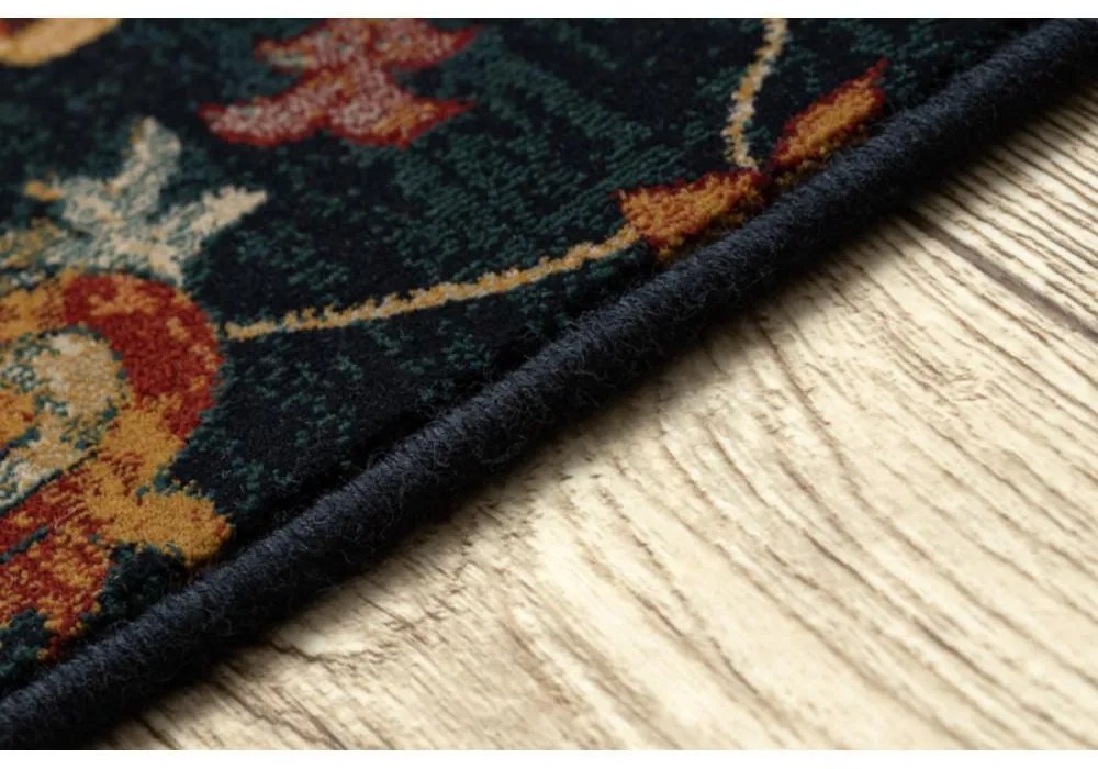 Vlněný kusový koberec Latica modrý 135x200cm
