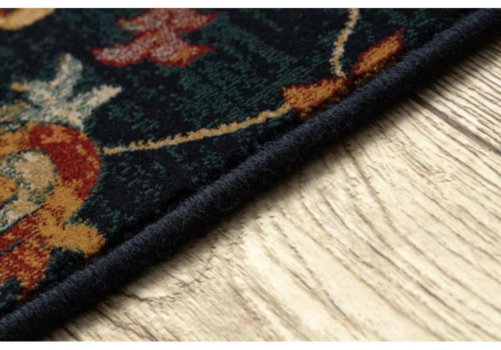 Vlněný kusový koberec Latica modrý 200x200cm