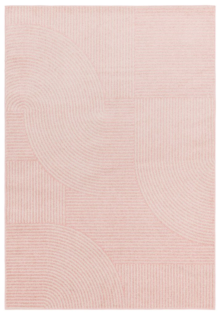Tribeca Design Kusový koberec Jars Pink Geometric Rozměry: 200x290 cm