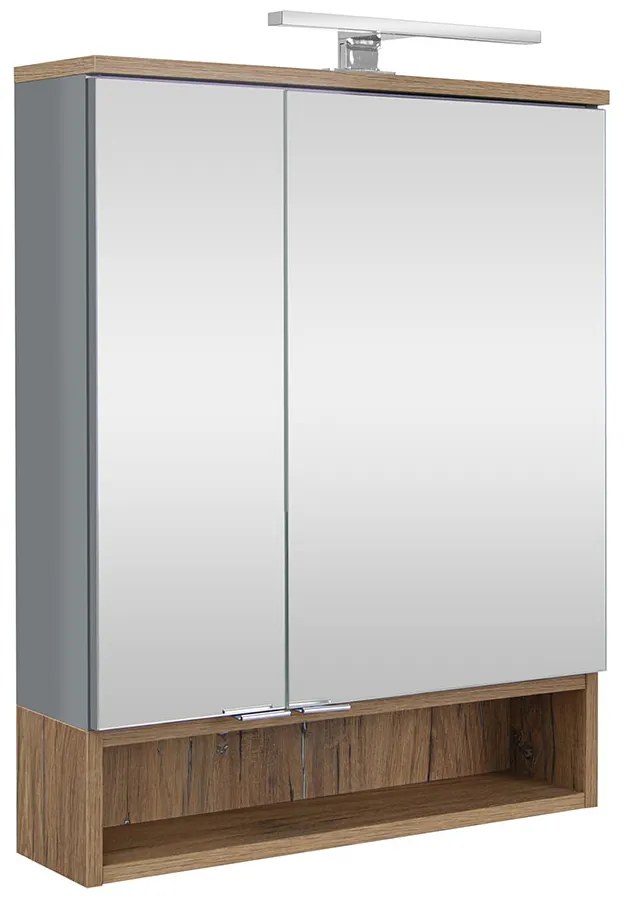 Comodo Zrcadlová skříňka závěsná s LED osvětlením Neveda G 60 ZS