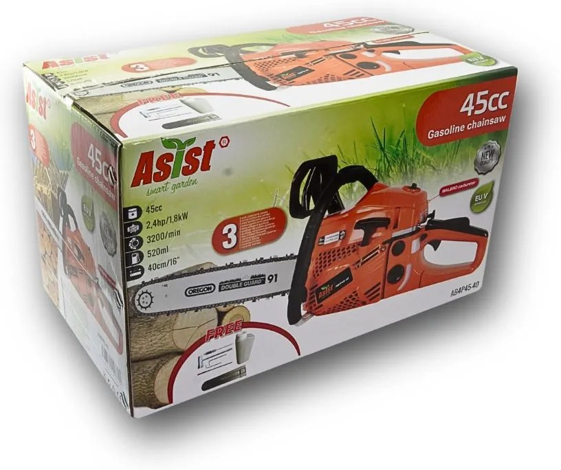ASIST smart garden AB4P45-40 Řetězová pila 40 cm, 45 cm3