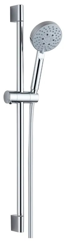 Mereo, Sprchová souprava, pětipolohová sprcha, posuvný držák, šedostříbrná hadice, MER-CB900H