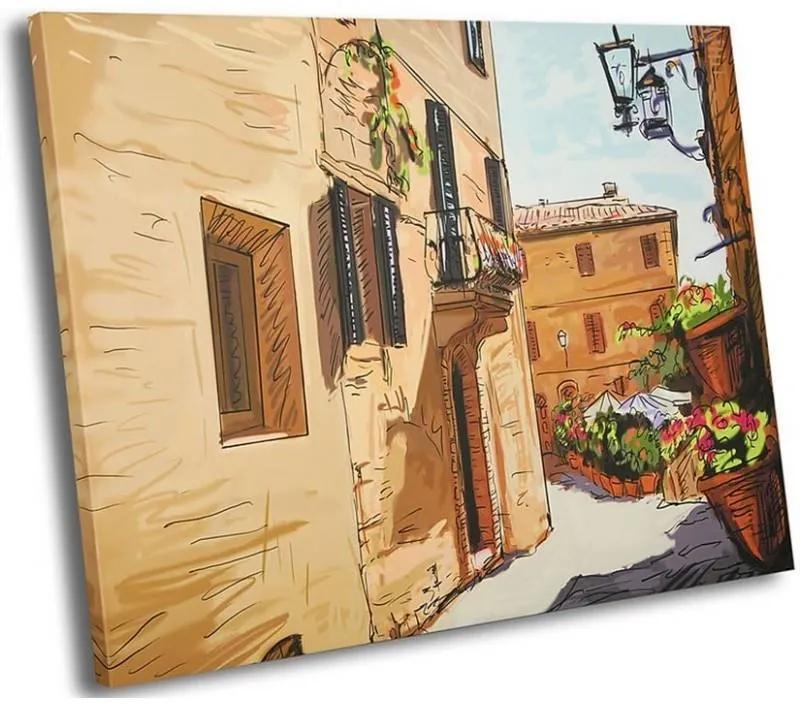CARO Obraz na plátně - Toscana 6 40x30 cm