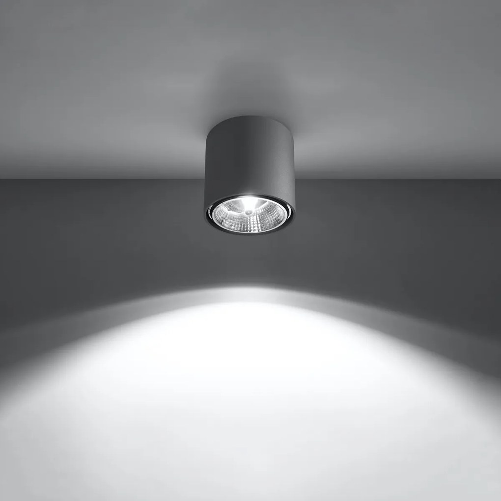 Sollux Lighting Stropní svítidlo TIUBE šedé