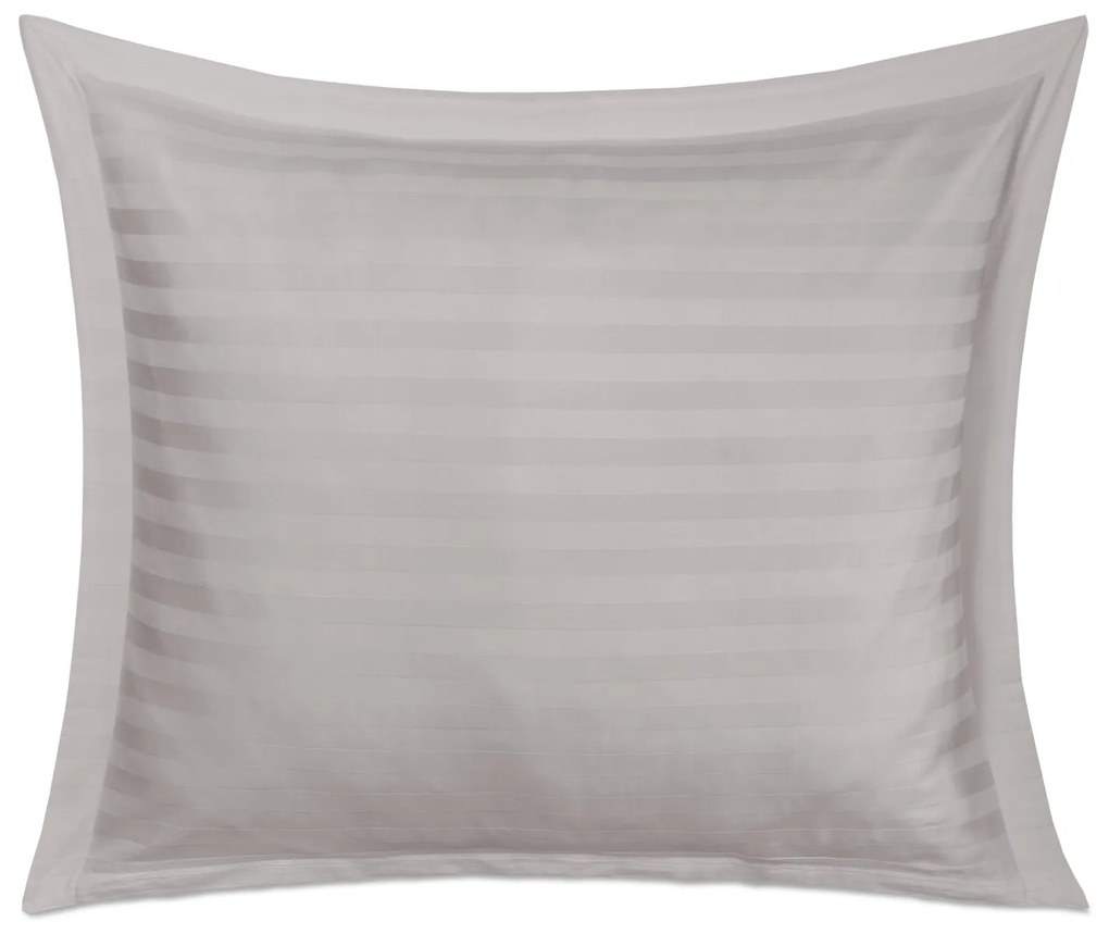 BAMBUSOVÝ POVLAK NA POLŠTÁŘ STRIPE STONE 70X80 CM ŠEDÁ