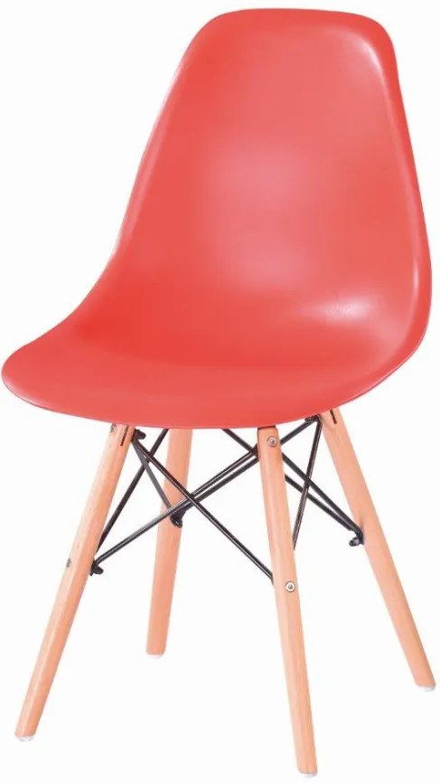 jídelní židle Falco P-623, červená / buk