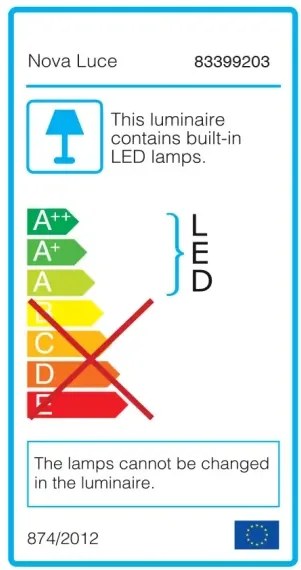 LED stropní svítidlo Quentin 40 Čirá