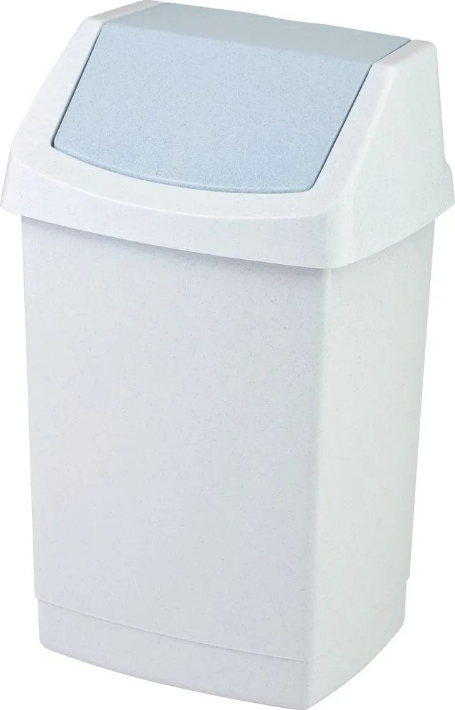 Světle šedý plastový odpadkový koš 25 l Click-It – Curver