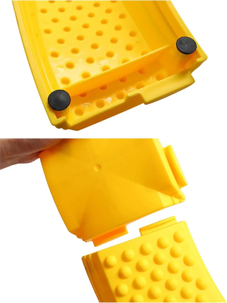 LEAN Toys Senzorická dráha balanční desky 16 ks protiskluzové spoje