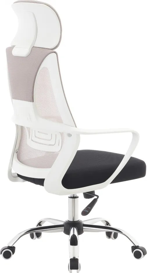 Ergonomická kancelářská židle PULSE - šedá síťovina / černá látka