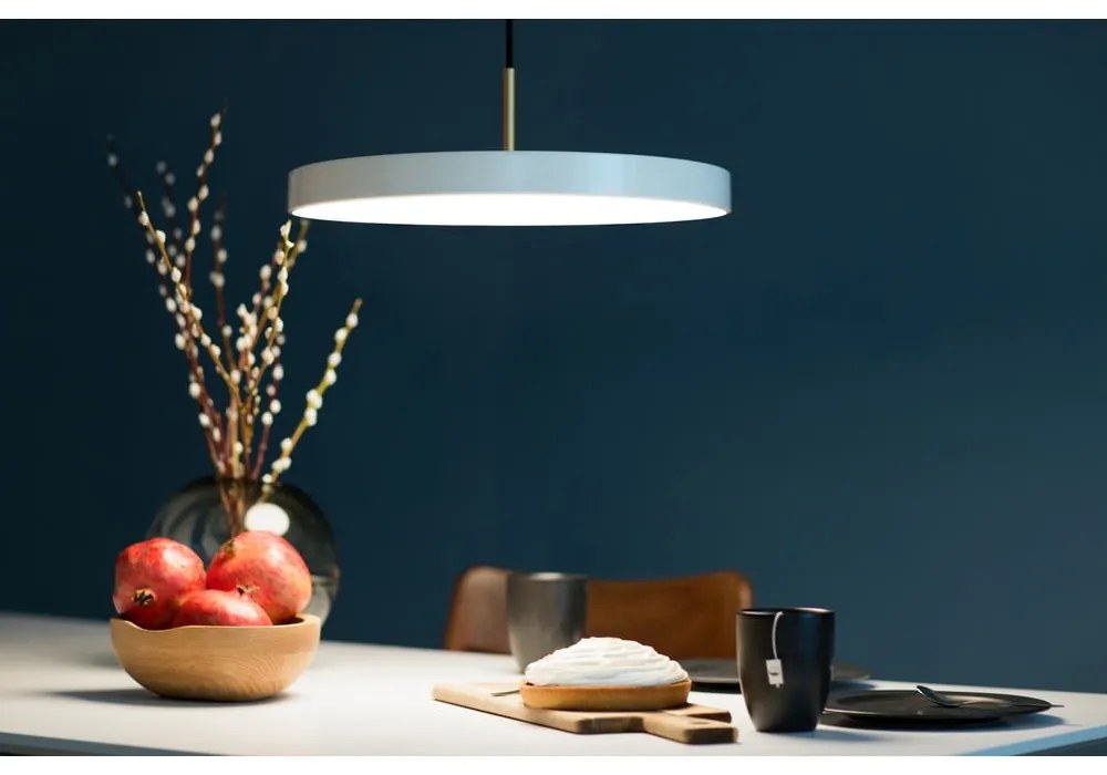 Bílé LED závěsné svítidlo s kovovým stínidlem ø 31 cm Asteria Mini – UMAGE