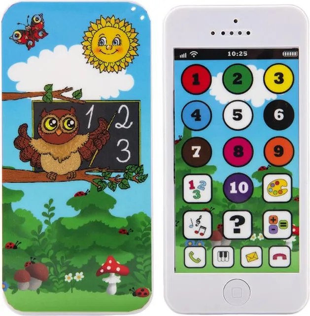 Dětský MOBILNÍ TELEFON Moudré sovy