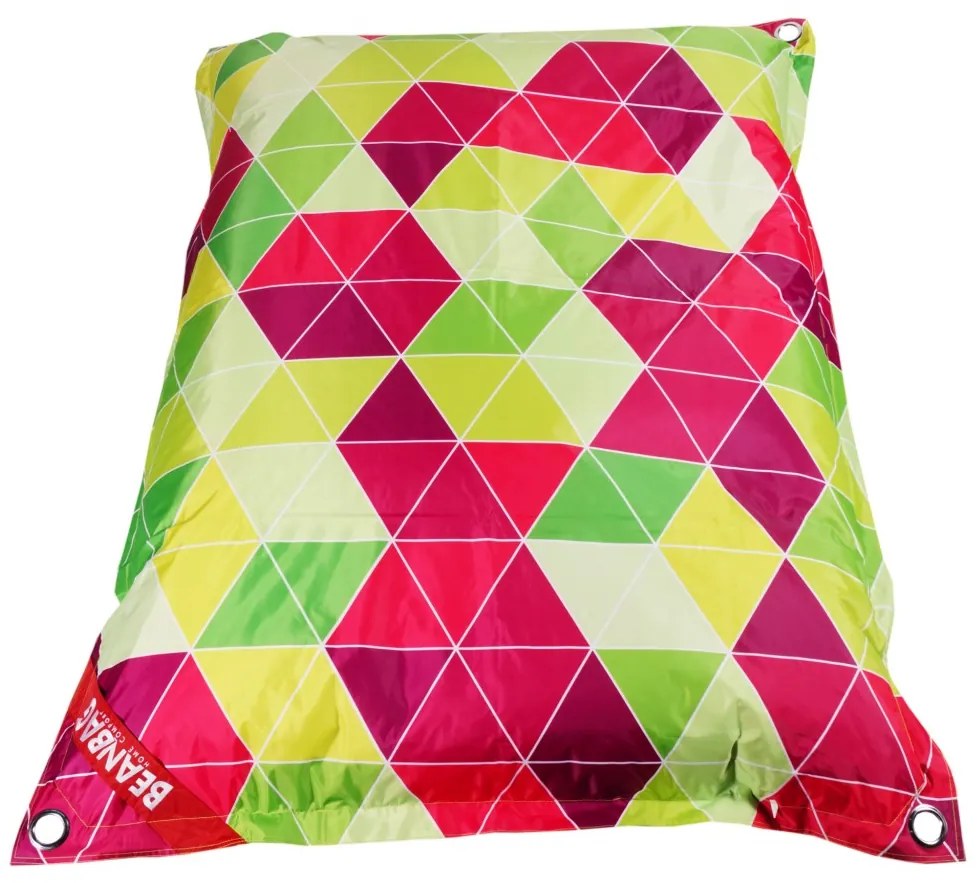 BeanBag Designový sedací vak 189x140 Triangle s popruhy