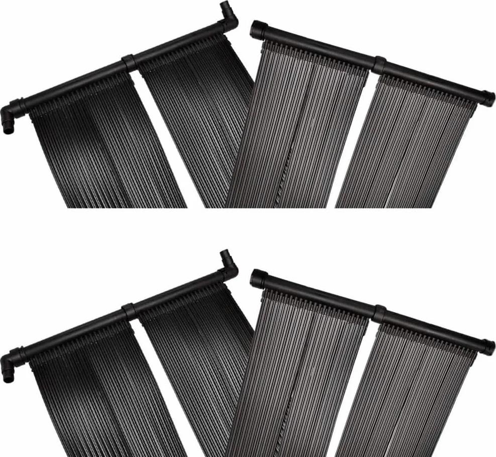 vidaXL Solární ohřívač bazénu panel 4 ks 80 x 620 cm [3079659]