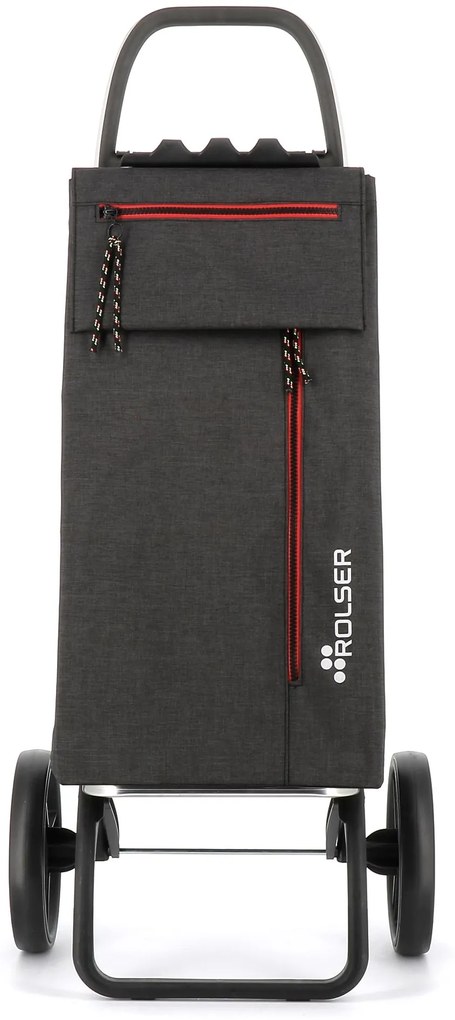 Rolser Wallaby Tweed 2 Logic RSG nákupní taška na kolečkách, černá