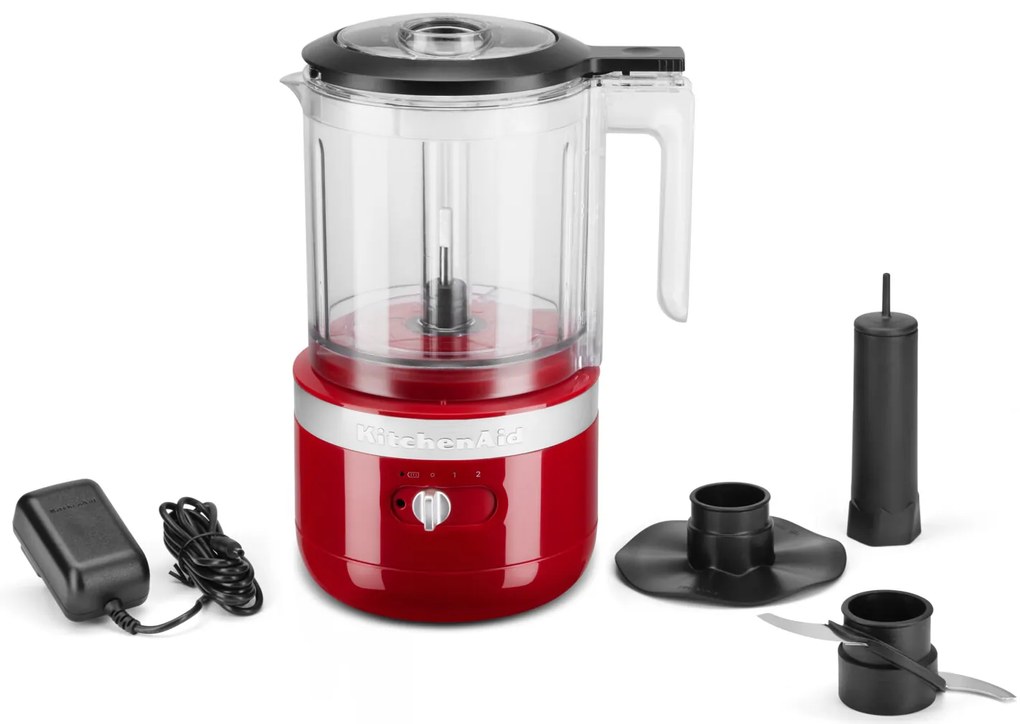 KitchenAid Bezdrátový sekáček 5KFCB519, 1,18l, královsky červená 5KFCB519EER