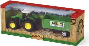 RAPPA Traktor kovový s vlečkou / od 3 let
