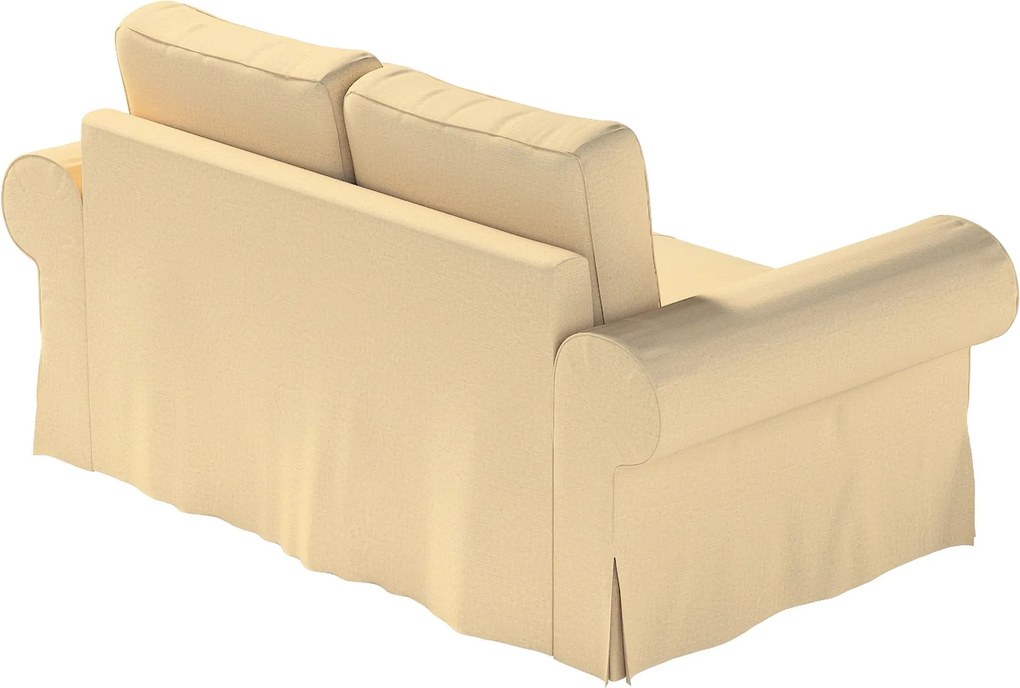 Potah na pohovku IKEA Backabro 2-místná, rozkládací barva béžová látka lesklé, pletený vzor