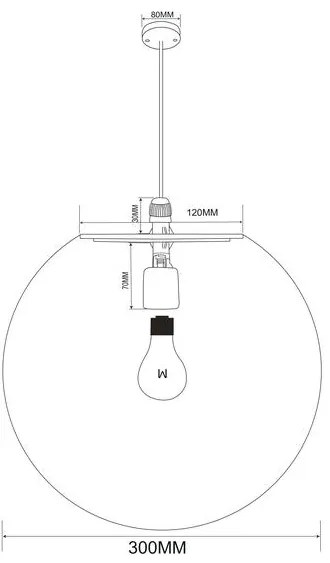 Maytoni Závěsné svítidlo ERDA, 1xE27, Ø 30 cm, IP54 Barva: Bílá