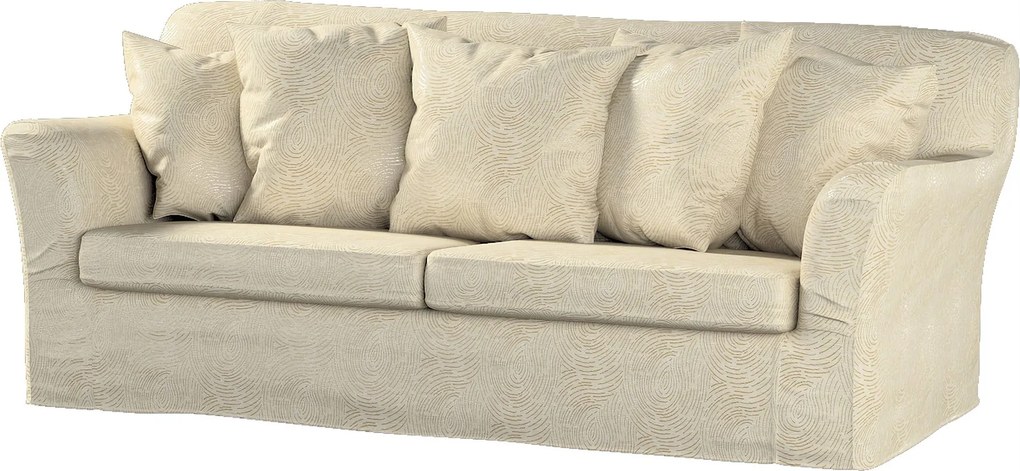 Potah na pohovku IKEA Tomelilla rozkládací barva béžová látka lesklé, pletený vzor, vzorované