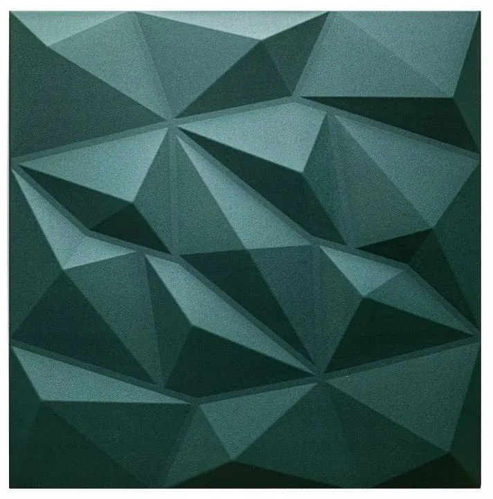 Obklad 3D XPS extrudovaný polystyren Diamant II lahvově zelený