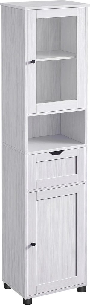 XXXLutz VYSOKÁ SKŘÍŇ, bílá, bílá, 40/165/30 cm MID.YOU - Online Only koupelnové skříňky - 002543018204