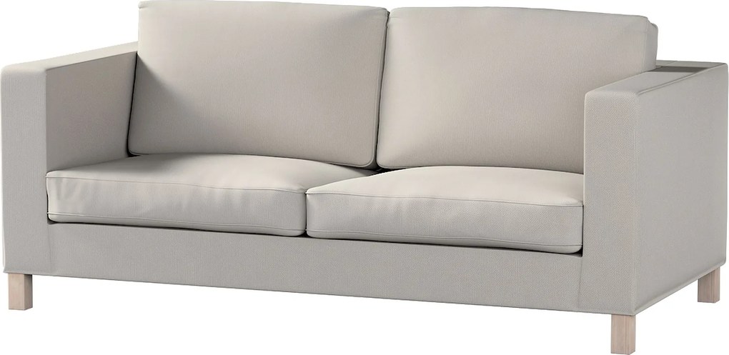 Potah na pohovku IKEA  Karlanda rozkládací, krátký barva šedá látka pletený vzor
