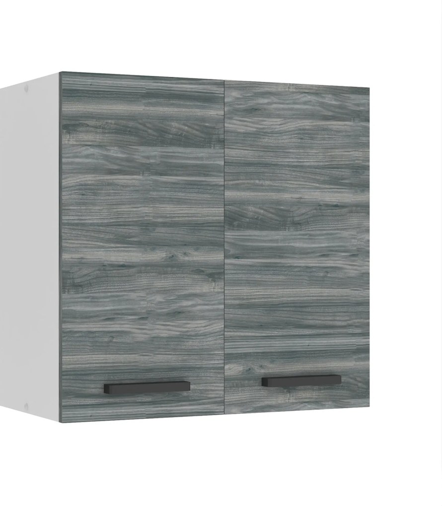 Kuchyňská skříňka Belini Premium Full Version horní 60 cm šedý antracit Glamour Wood  TOR SG2-60/0/WT/GW/0/B1/PP