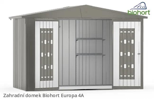 Biohort Zahradní domek EUROPA 4A Barva: tmavě zelená