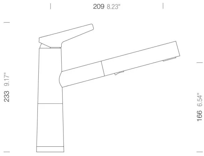 Schock Baterie dřezu SC-510 Magma vytahovací