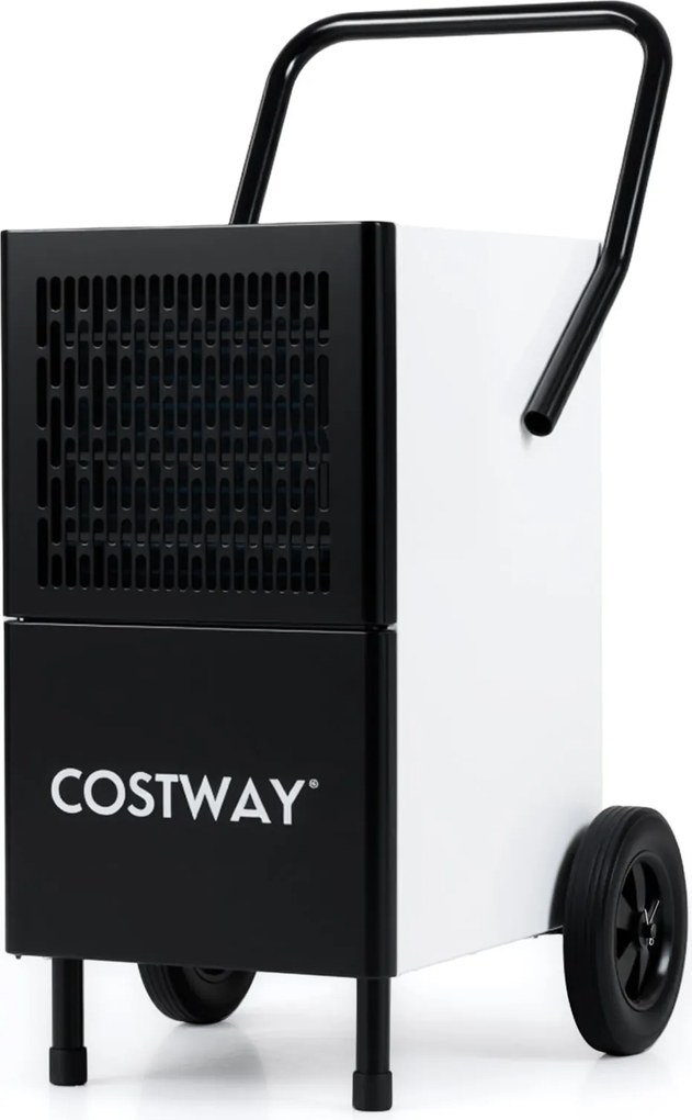 Costway Komerční odvlhčovač 60 L/den odvlhčovač pro 200 m² pokojový sušák