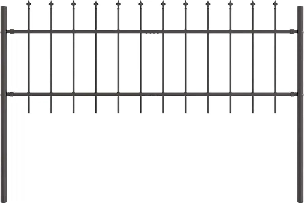 Zahradní plot WOERDEN 7 ks 11,9 x 0,6 m Práškově lakovaná ocel 3334128
