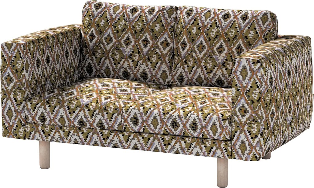 Potah na pohovku IKEA Norsborg 2-místná barva vícebarevná látka pletený vzor, vzorované