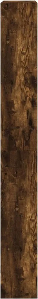 Botník se 4 výklopnými zásuvkami kouřový dub 80 x 21 x 163,5 cm 3214368