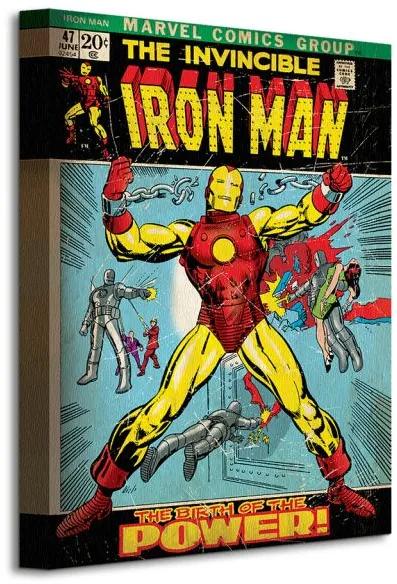 Obraz na plátně Marvel Iron Man (Birth of Power) 30x40cm WDC92048