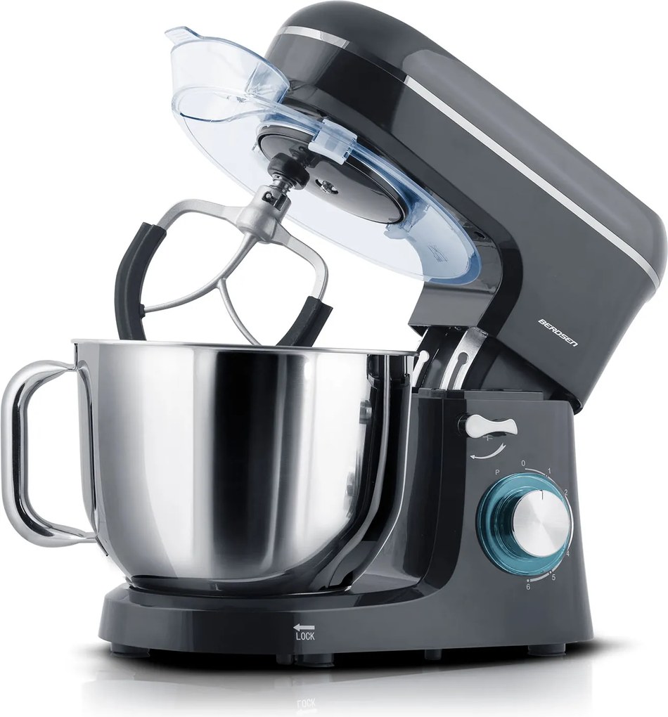Berdsen 1400 W BD-756 3-v-1 planetární mixér kuchyňský robot 6l