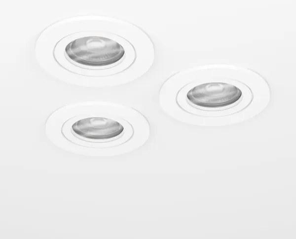 Eglo 902242 - SADA 3x LED Podh. bodové svítidlo BARRANCO 1xGU10/4,5W/230V bílá