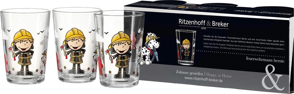 XXXLutz SADA DĚTSKÝCH SKLENIC Ritzenhoff Breker - 003417065507