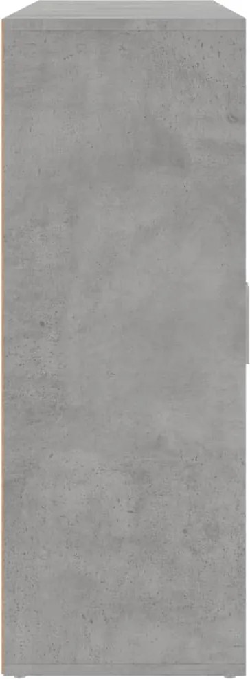 Příborníky 3 ks betonově šedé 60 x 31 x 84 cm kompozitní dřevo 3276577