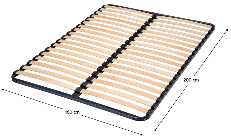 Rošt NEW v pevném rámu Tempo Kondela 160 cm