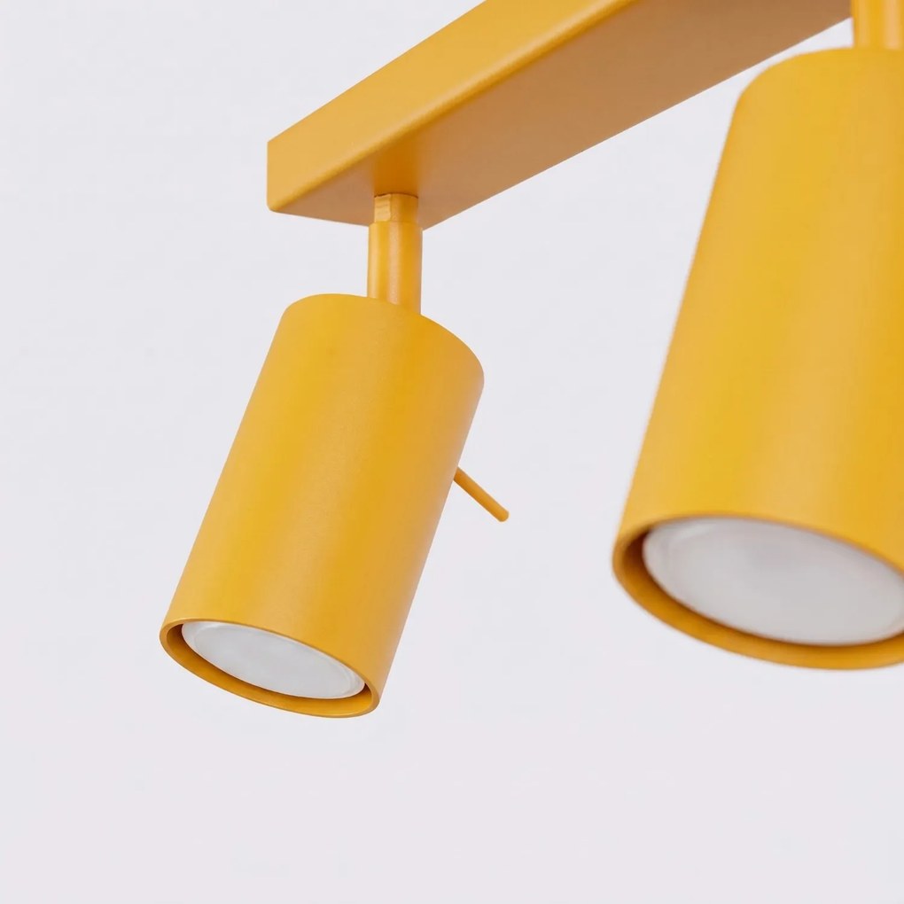 Sollux Lighting Stropní svítidlo RING 6L žluté