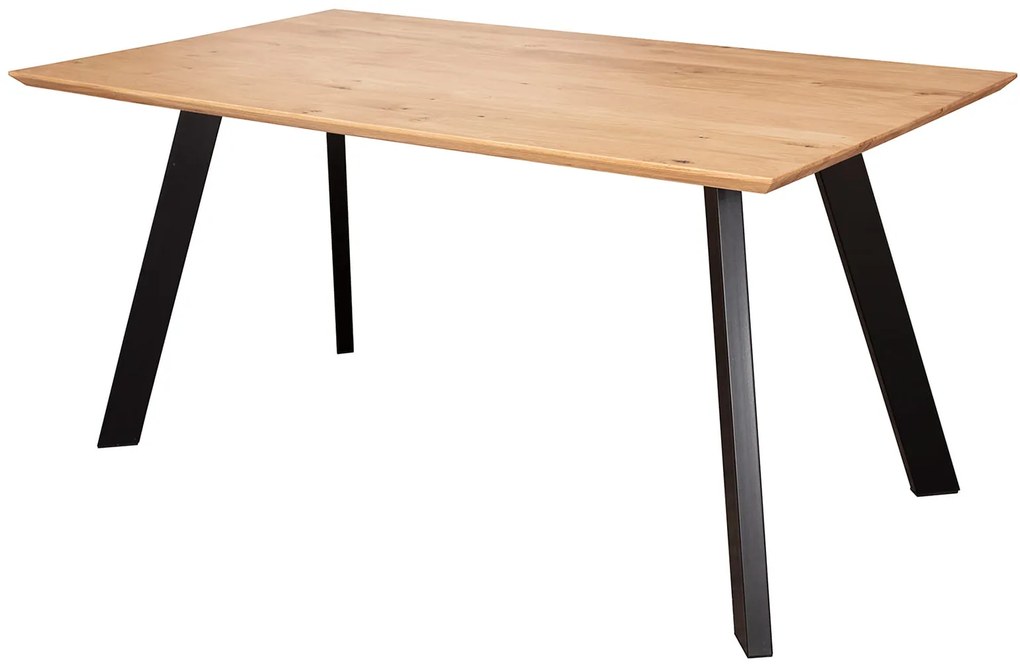 Dubový stůl Loft 90x160 cm Detroit přírodní dub
