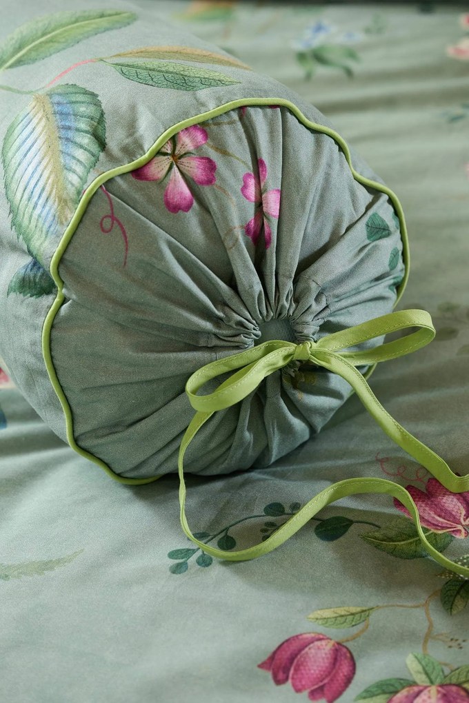 Pip Studio dekorační polštář Everbloom 22 x 70 cm - zelený (Podlouhlý dekorativní polštář do ložnice )