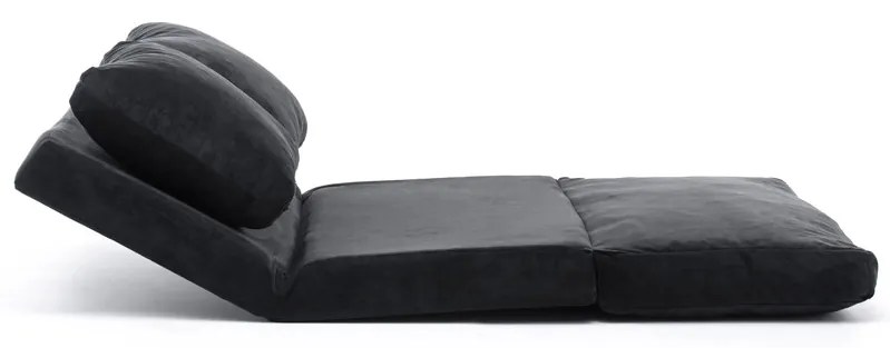 Hanah Home Futonová rozkládací pohovka TAIDA černá 859FTN1265