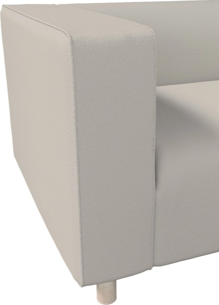 Potah na pohovku IKEA Klippan 2-místná barva béžová látka pletený vzor