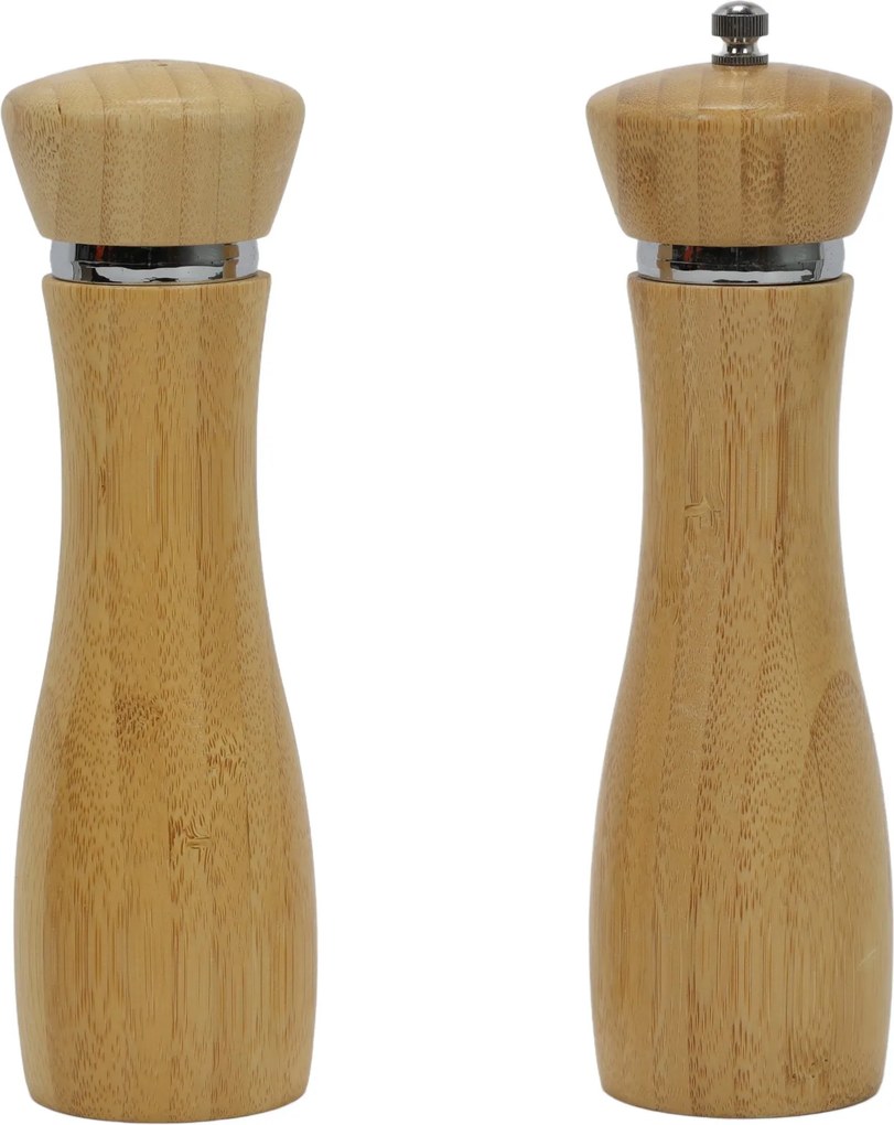 Bambusová mlýnek na sůl a pepř, 2 ks, KESPER
