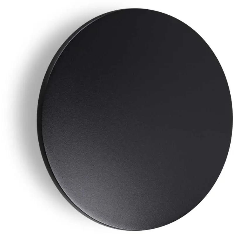 Ideal Lux Venkovní nástěnné/stropní LED svítidlo PUNTO ⌀30cm Barva: Černá