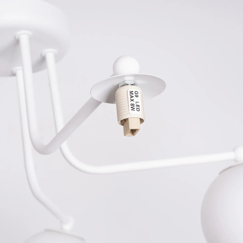 Sollux Lighting Lustr ASTRAL 5 bílý